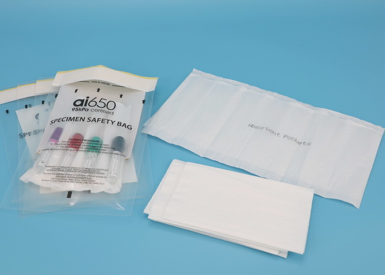 - 95kPa Safety Transport Bags, Absorbent Pocket Sleeve and Absorbent ...