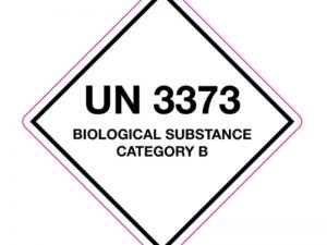 What are the Minimum Dimensions of the UN 3373 Diamond Marking?